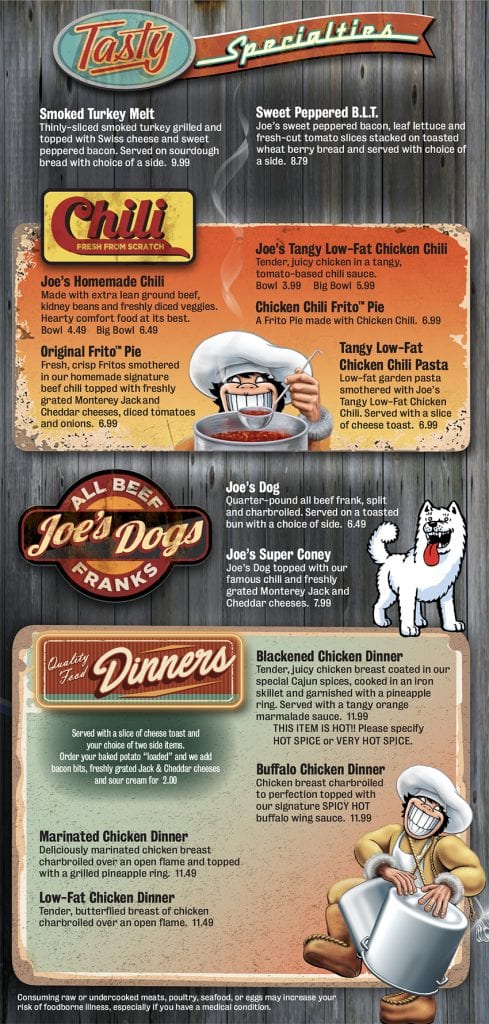 Menu | Eskimo Joe's