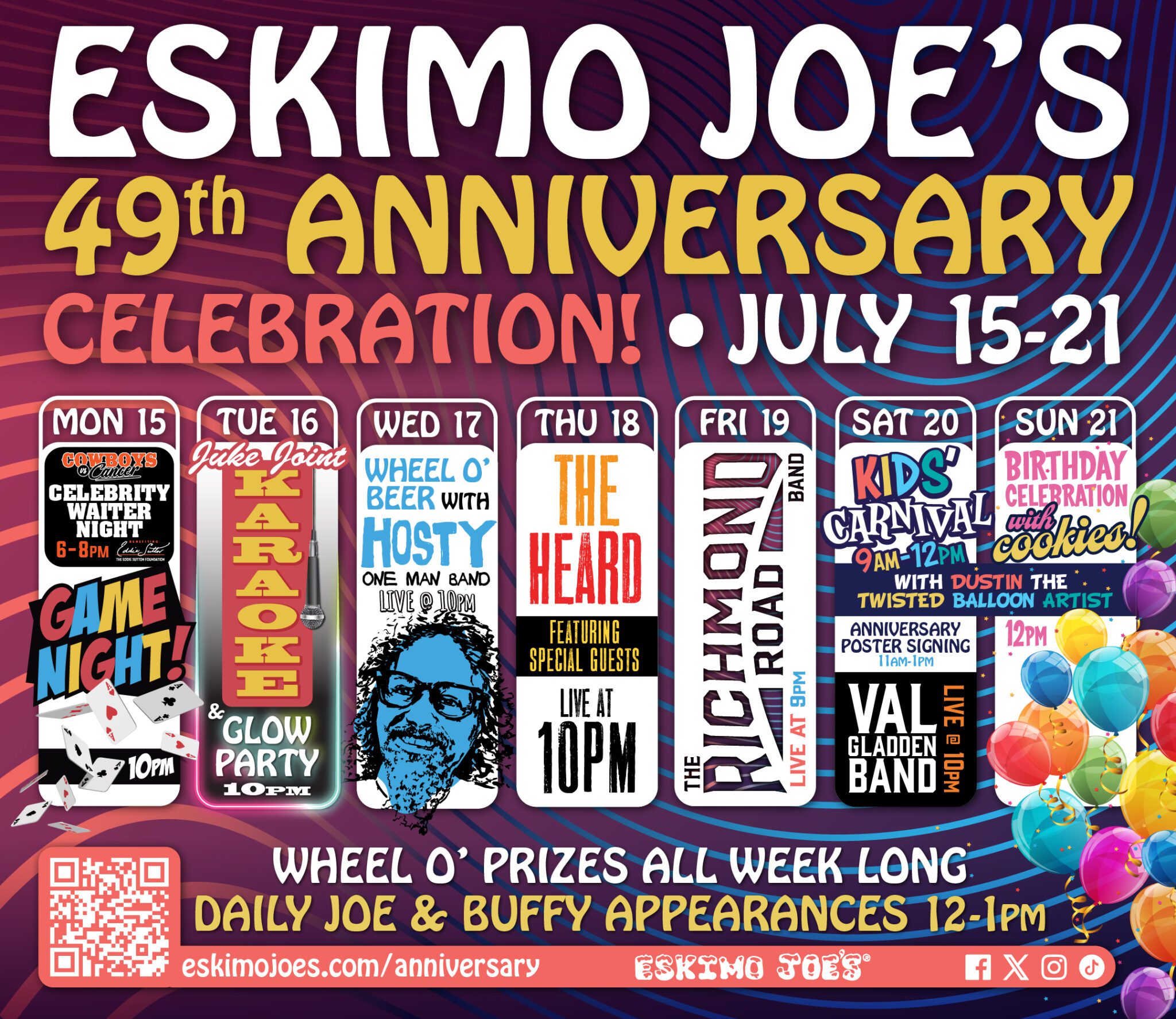 EJ's Anniversary | Eskimo Joe's